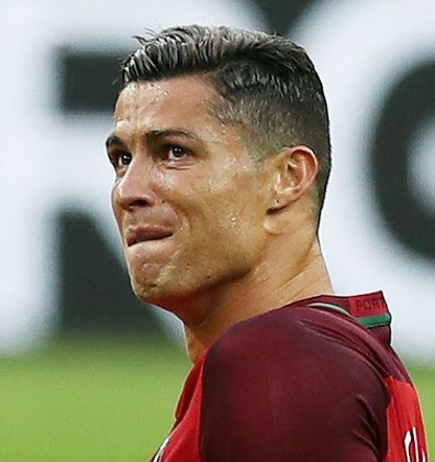 Emotional Looking Cristiano Ronaldo Portugal Goes Editorial Stock Photo ...