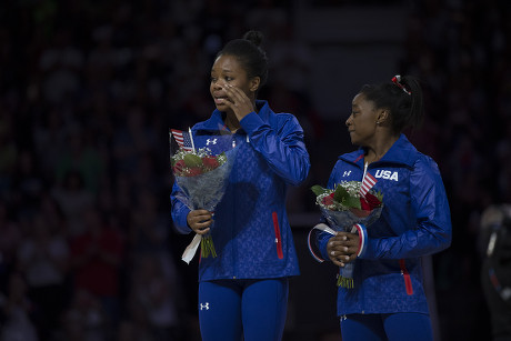 Simone Biles Coach Aimee Boorman During Editorial Stock Photo - Stock ...