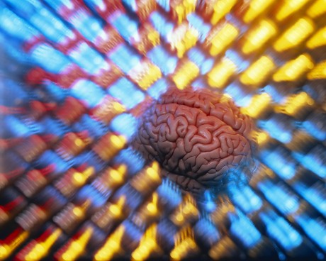 Brain Distorted Abstract Illustration Symbolic Image Editorial Stock ...