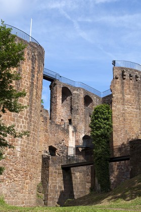 Ruins Burg Montclair Castle Tour Mont Editorial Stock Photo - Stock ...