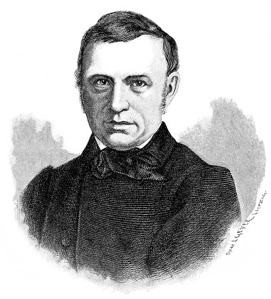 Historical Engraving 19th Century Portrait Johan Editorial Stock Photo ...