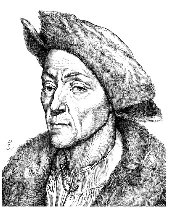 Historical Drawing 19th Century Portrait Jakob Editorial Stock Photo ...