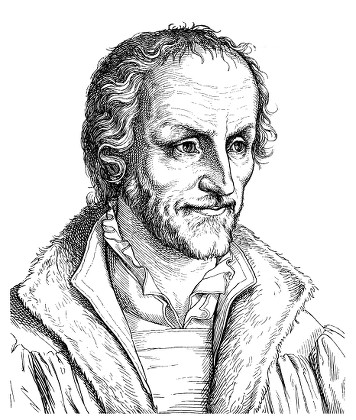 Historical Drawing 19th Century Portrait Philipp Editorial Stock Photo ...