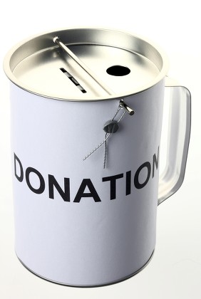 Donation Box Labeled Donation Editorial Stock Photo - Stock Image ...