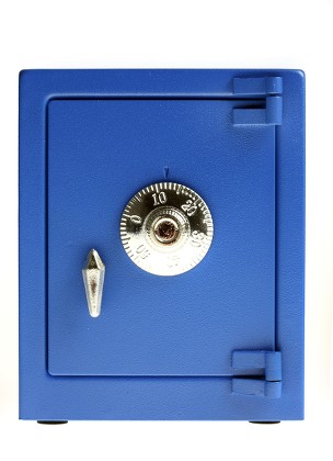 Small Blue Toy Safe Combination Lock Editorial Stock Photo - Stock ...