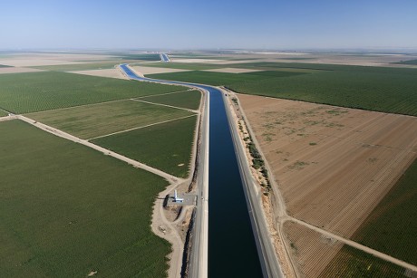 Aerial View Farmland Central Valley Irrigation Editorial Stock Photo - Stock Image | Shutterstock