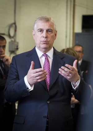 Prince Andrew Visits Macbey Metal Packaging Editorial Stock Photo ...