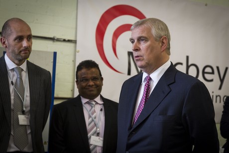 Prince Andrew Visits Macbey Metal Packaging Editorial Stock Photo ...