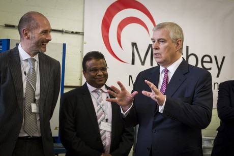 Prince Andrew Visits Macbey Metal Packaging Editorial Stock Photo ...