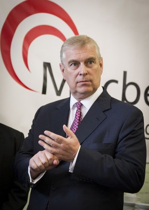Prince Andrew Visits Macbey Metal Packaging Editorial Stock Photo ...