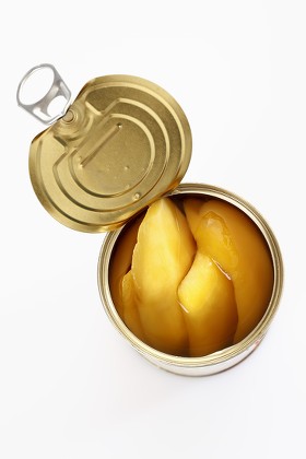 Tin Can Opened Can Mango Pieces Editorial Stock Photo - Stock Image ...