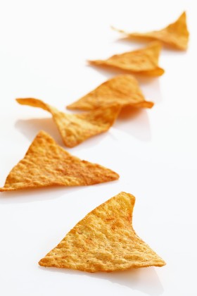 Tortilla Chips Row Editorial Stock Photo - Stock Image | Shutterstock