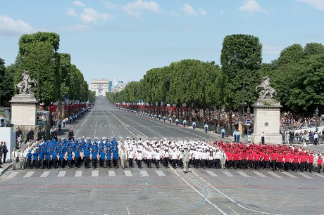 French Students Sing National Anthem On Editorial Stock Photo - Stock ...