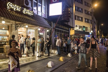 People Waiting Queue Front Bakery Shop Editorial Stock Photo - Stock ...
