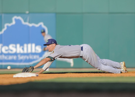 Beloit Snappers Second Baseman Trent Gilbert Editorial Stock Photo ...