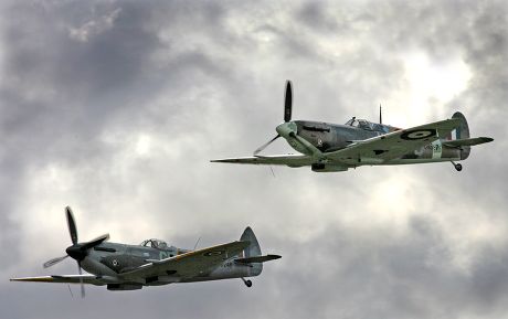 70th Anniversary First Flight Spitfire Marked Editorial Stock Photo ...