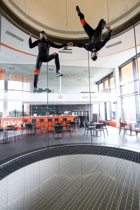 Flyin Hosts Largest Indoor Skydiving Wind Editorial Stock Photo - Stock ...