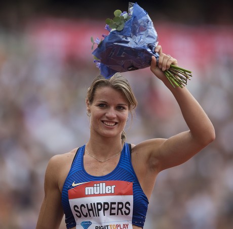 Dafne Schippers Her Bouquet Flowers After Editorial Stock Photo - Stock ...