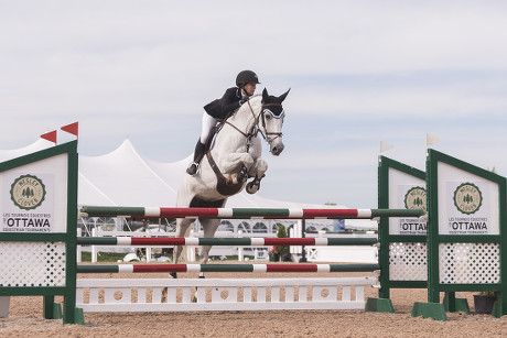 Christine Carlson Rides Eminent 583 During Editorial Stock Photo ...