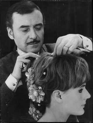 French Celebrity Hairdresser Alexandre Paris Finishing Editorial Stock ...
