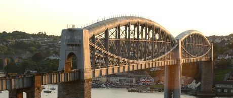 Royal Albert Bridge Saltash Plymouth England Editorial Stock Photo ...