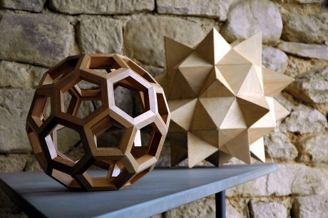Geometric Solids Drawings Made By Leonardo Editorial Stock Photo ...