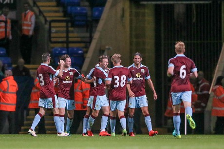 Burnley Players Congratulate Josh Ginnelly Burnley Editorial Stock ...