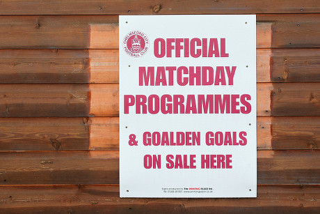 General View Sign Advertising Match Day Editorial Stock Photo - Stock ...