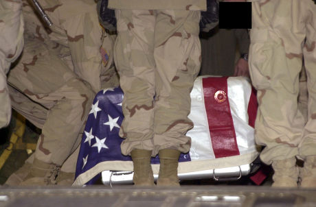 Coffin American Soldier Being Returned Home Editorial Stock Photo ...