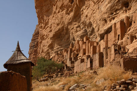 Dwellings Built Into Rock Face Banani Editorial Stock Photo - Stock ...