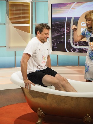 Ben Shephard Takes Ice Bath Pulls Editorial Stock Photo - Stock Image ...