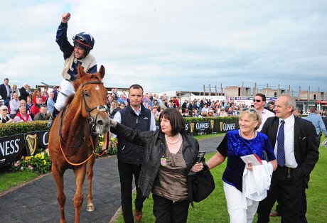 Galway Jockey Leigh Roche Owner Patricia Editorial Stock Photo - Stock ...
