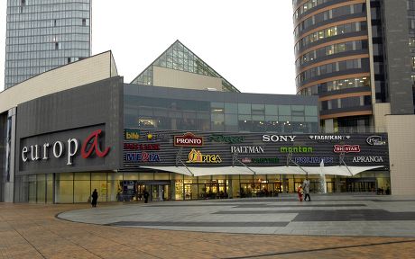 Europa Shopping Centre Vilnius Lithuania Editorial Stock Photo - Stock ...
