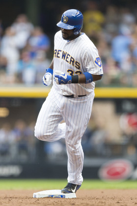 Milwaukee Brewers First Baseman Chris Carter Editorial Stock Photo ...