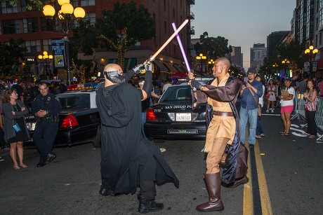 Star Wars Cosplay During Comiccon Comiccon Editorial Stock Photo ...