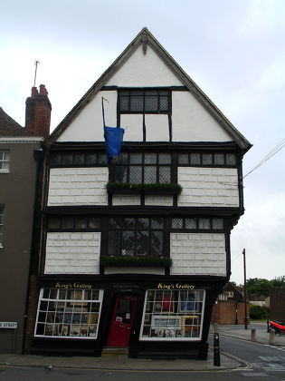 Leaning Building Canterbury Kent England Britain Editorial Stock Photo ...