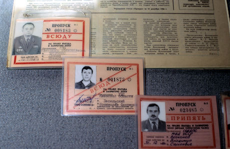 Id Cards Chernobyl Nuclear Reactor Workers Editorial Stock Photo ...