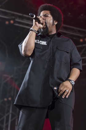 Africanamerican Rap Musician Ice Cube Performing Editorial Stock Photo ...