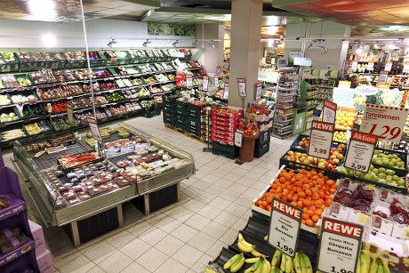 Fruit Department Produce Department Selfservice Food Editorial Stock ...