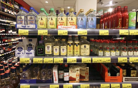 Beverage Section Alcohol Spirits Selfservice Food Editorial Stock Photo ...