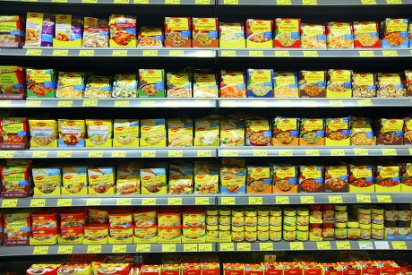 Shelves Packet Soups Convenience Foods Condiments Editorial Stock Photo ...