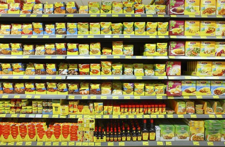 Shelves Packet Soups Convenience Foods Condiments Editorial Stock Photo ...
