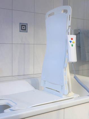 Batterypowered Bath Lift Electric Motor Remote Editorial Stock Photo ...
