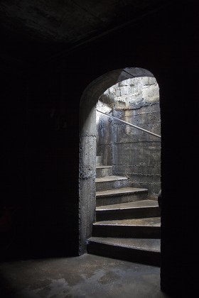 Stairs Leading Dark Cellar Basement Editorial Stock Photo - Stock Image ...