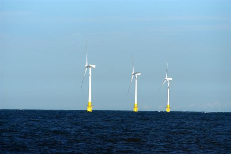 Scoby Sands Windfarm Near Great Yarmouth Editorial Stock Photo - Stock ...