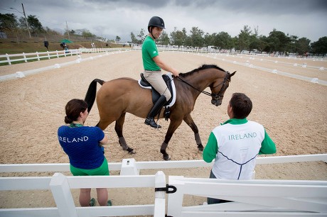Groom Gemma Fuller Dressage Trainer Ian Editorial Stock Photo - Stock ...