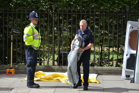 Removing Covers Crime Scene Knifing Russell Editorial Stock Photo ...