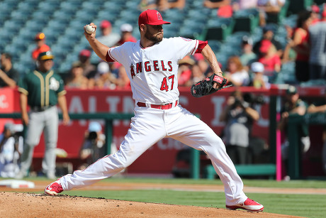 Oakland A's v Los Angeles Angels, MLB baseball, Angel Stadium, USA - 04 ...