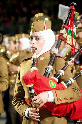 Piper Jordanian Army Band Editorial Stock Photo - Stock Image ...