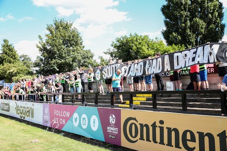 Forest Green Rovers Supporters During Vanarama Editorial Stock Photo ...